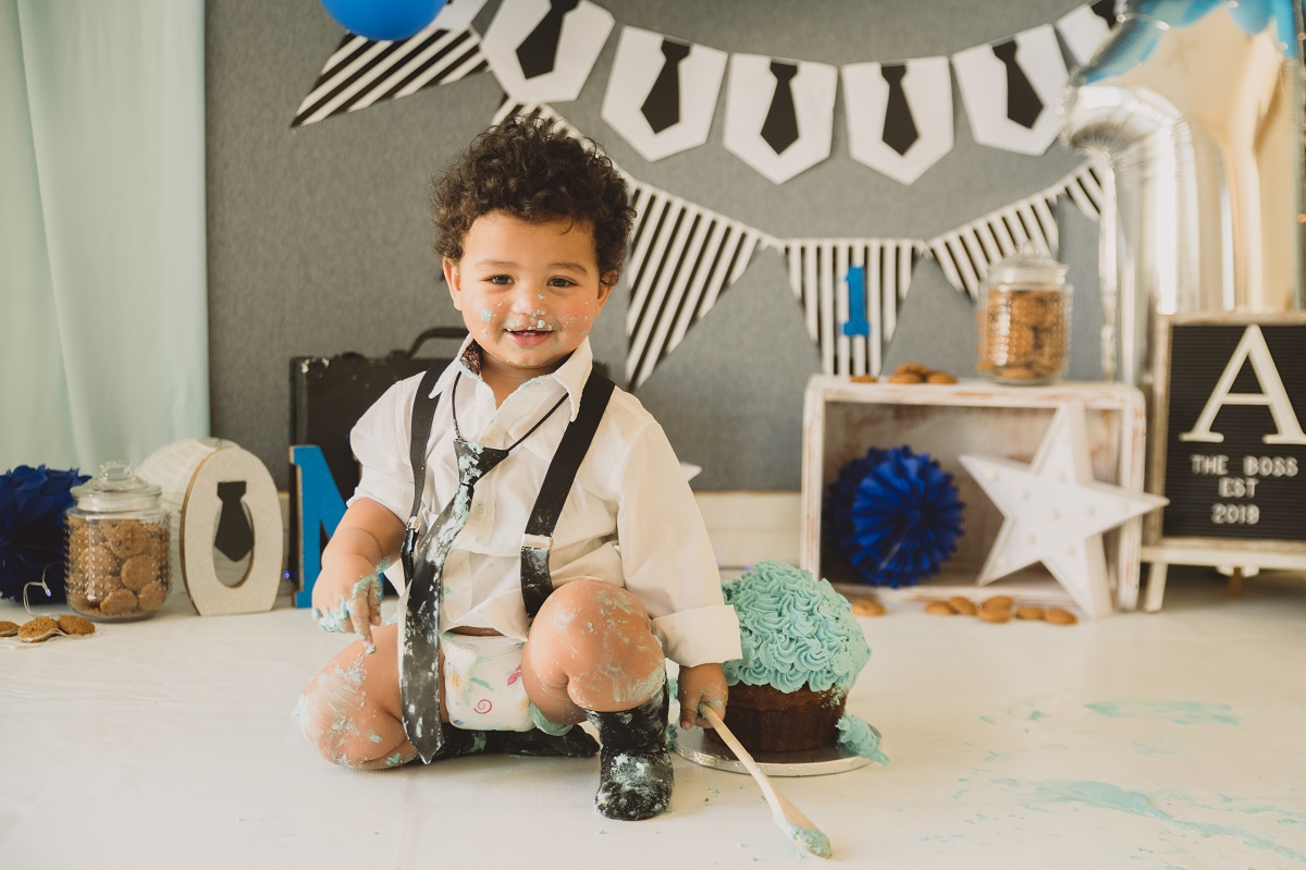 Asher’s first birthday ‘Boss Baby’ cake smash photo shoot – My ...
